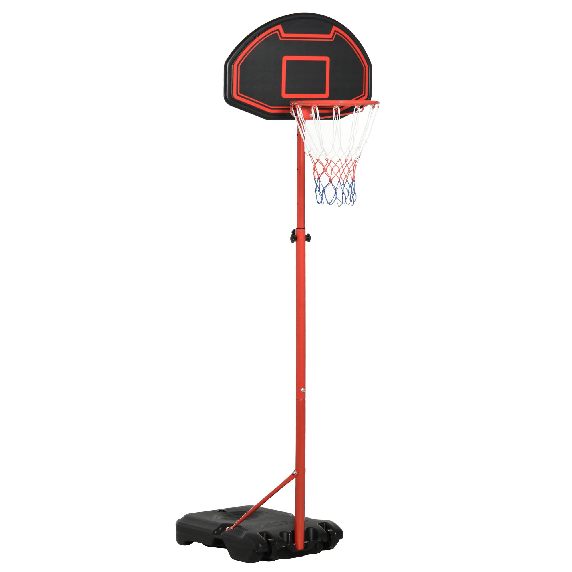 Portable Outdoor Basketball Hoop with Adjustable Height 193.5-248.5cm ...