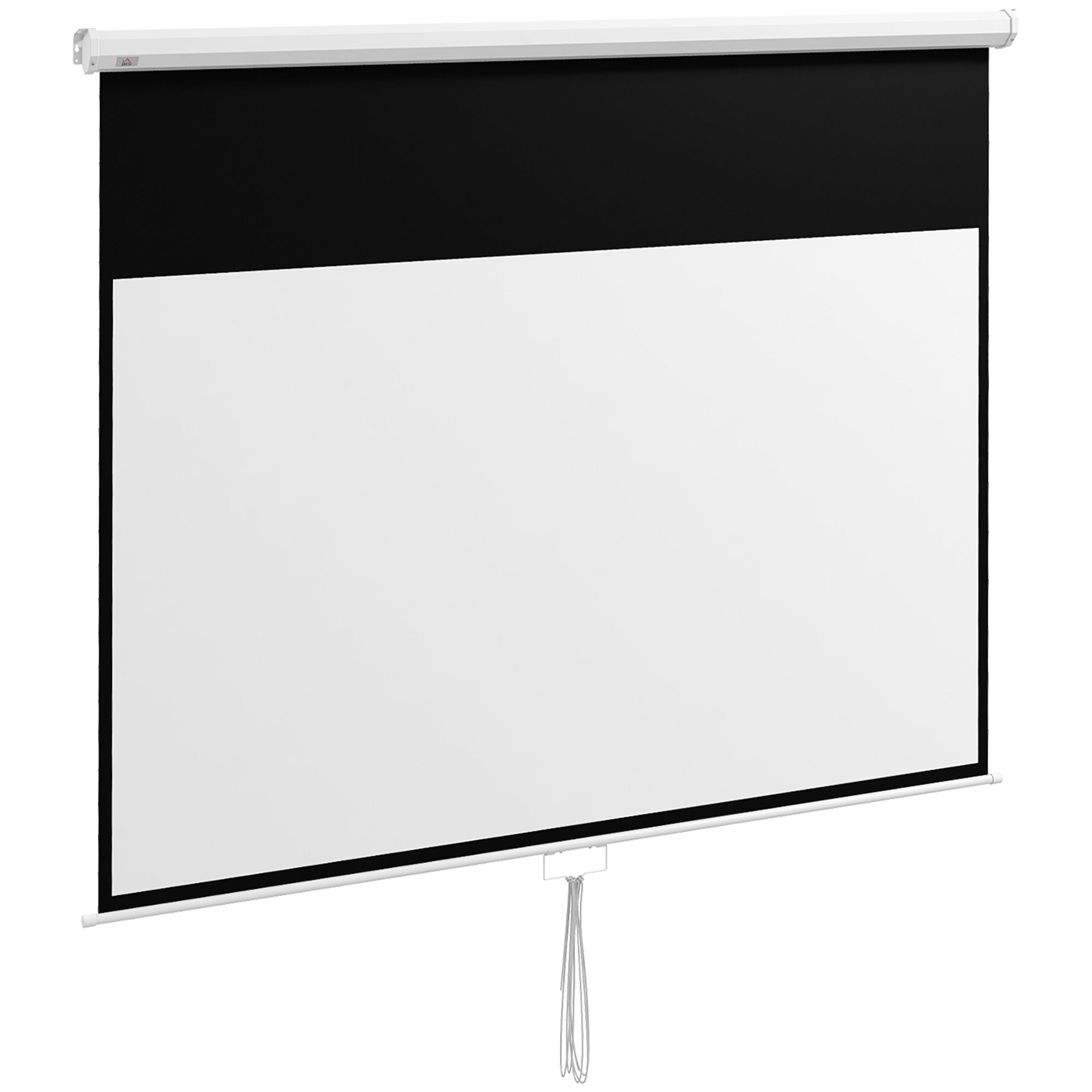 Projector Screen 100" 16:9 Ratio, Wall and Ceiling Mount for Home and ...